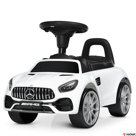 Машинка каталка-толокар Мерседес AMG Белая купить по доступной цене на ...