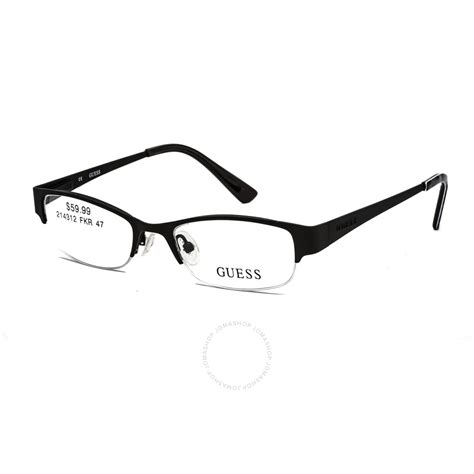 Guess Unisex Black Square Eyeglass Frames Gu9138 300247 664689761340