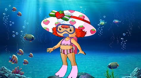 Strawberry Shortcake Underwater By Justinproffesional On Deviantart