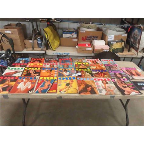 25 Girly Magazines Mostly 70s Oui