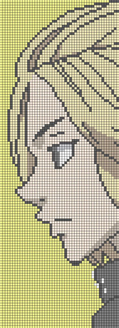 Alpha Pattern 105857 Anime Pixel Art Pixel Art Grid Pixel Art Pattern