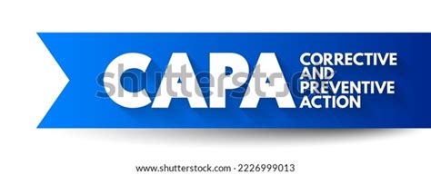 Capa Corrective Preventive Action Consists Improvements Stock Vector Royalty Free 2226999013
