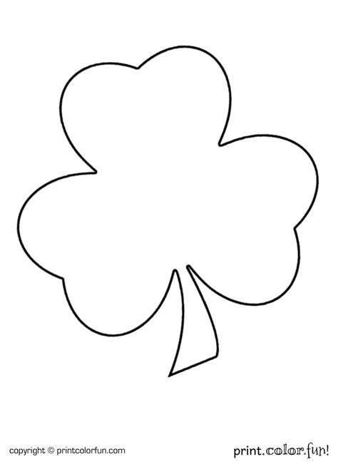 St Patricks Day Clover Printable