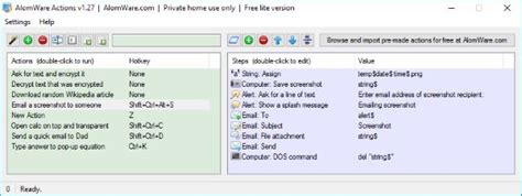 Alomware Actions Automate Tasks With Hotkeys Seo Services