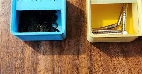Gridfinity Bins With Labels Configurable Contenant Avec Etiquettes