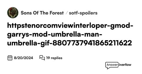 Viewinterloper Gmod Garrys Mod Umbrella Man Umbrella