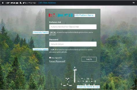 Login Screen Of The Lms Download Scientific Diagram