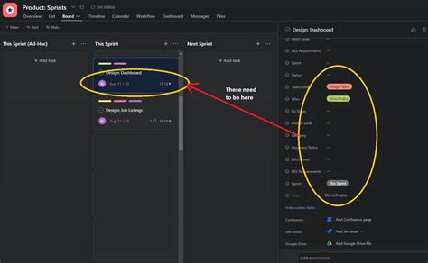 mapping custom fields through projects r asana