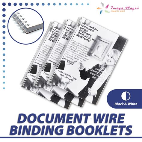 Wire Binding Black And White Printing Malaysia A4 A5 Document Print