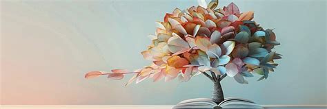 펼쳐진 책 위에는 종이 공예 나뭇잎 나무가 있습니다 떠는 종이 나뭇잎 배경 일러스트 및 사진 무료 다운로드 Pngtree