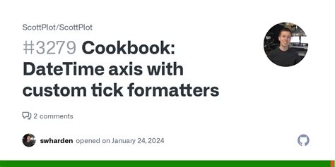 cookbook datetime axis with custom tick formatters · issue 3279 · scottplot scottplot · github