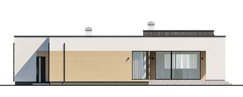 Проект одноэтажного дома с плоской крышей Battice купить в Минске на Territoria By