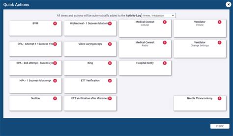 Using Quick Action Buttons