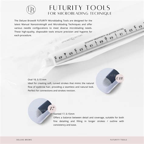 10 X Deluxe Brows® Futurity Microblading Tools