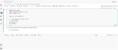 Error Rendering Output Item Using Jupyter Ipywidget Renderer · Issue 14585 · Microsoftvscode