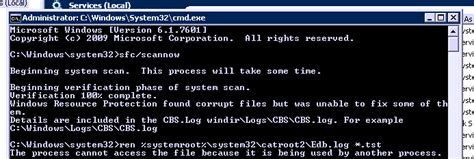 Server 2008r2 Unable To Install Software Or Updates Or Activate The Esu Due To Corrupt Files And