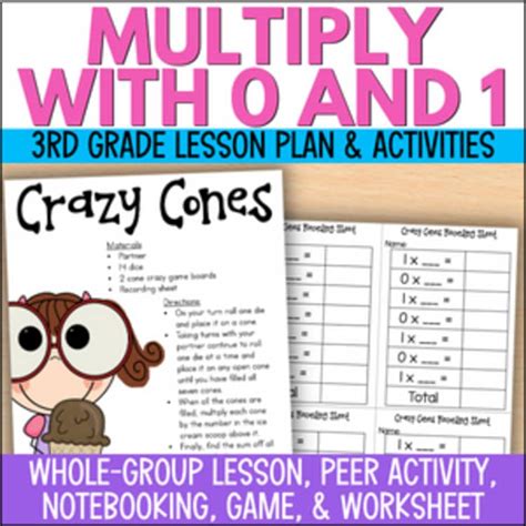 Multiplying By 1 And 0 Zero And Identity Property Of Multiplication Activities