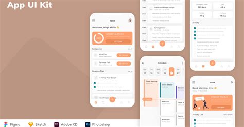 Productivity Mobile App Ui Kit Ux And Ui Kits Ft Pomodoro And Productivity Envato