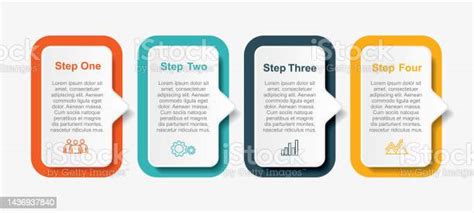 데이터를 위한 장소가 있는 인포 그래픽 디자인 템플릿입니다 벡터 일러스트입니다 0명에 대한 스톡 벡터 아트 및 기타 이미지 0명 4 4가지 개체 Istock