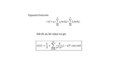 Trigonometric Fourier Series Pptx