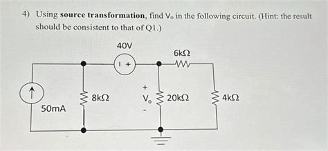 answered 4 using source transformation find vo… bartleby