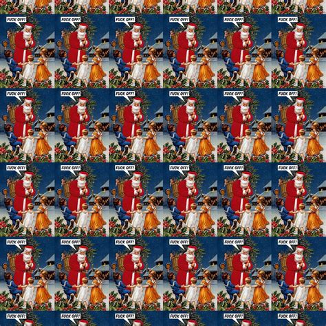 F Off Christmas Wrap X Sheets Rude Christmas Wrapping Paper