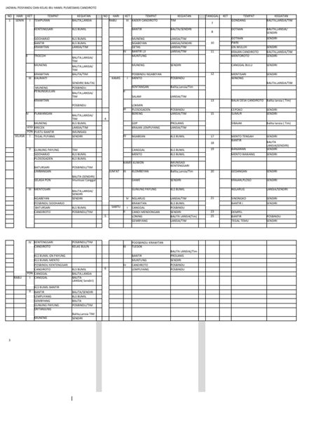 2 2 1 1 Contoh Jadwal Program Pdf