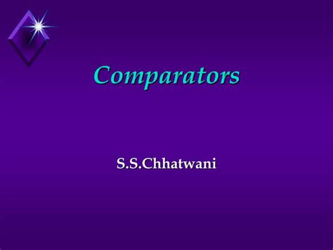 Comparator Ppt Consumer Electronics Technology And Computing