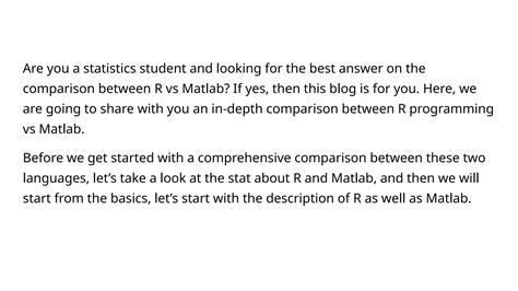 R Vs Matlab Which One Is More Powerful Ppt
