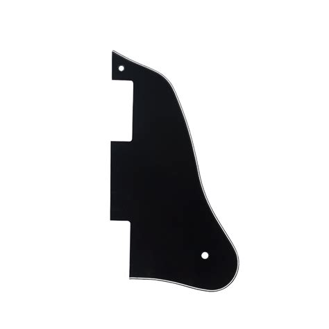 Monyance Pickguard Black 3 Ply Pickguard Shield For Dot Style Guitar 6 54x3 15x0 09inches