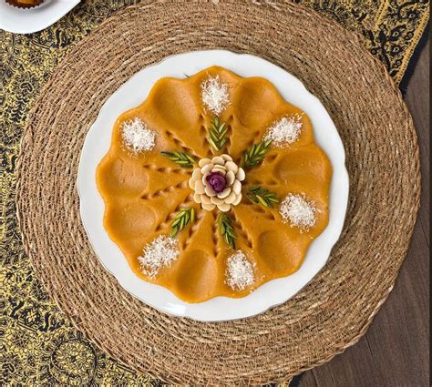طرز تهیه حلوا زعفرانی شیک و مجلسی با آرد قنادی و پیمانه برای مراسم ختم
