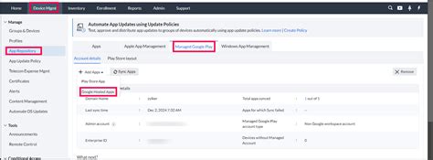 Publish Enterprise Apps Manageengine Mobile Device Manager Plus
