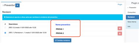 Nome Preventivo In Elenco Revisioni Del Plugin · Issue 1146 · Devcode Itopenstamanager · Github