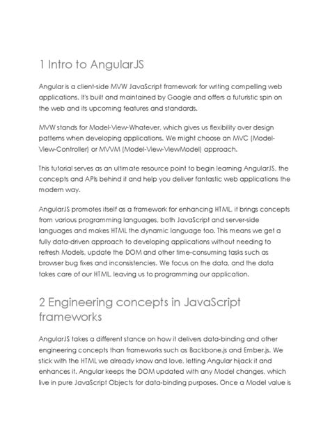 Angualr Concepts Download Free Pdf Angular Js Scope Computer Science