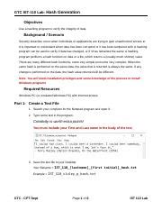 IST 110 Lab Hash Generation Rev2 Docx GTC IST 110 Lab Hash