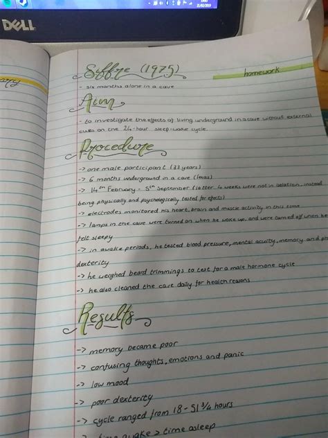 Psychology Notes R Neatnotes