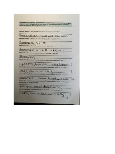 Observation Assignment 5 Pdf