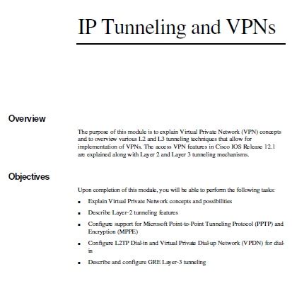 IP Tunneling And VPNs Tutorial