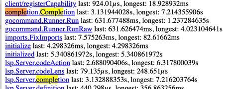 Speed Up The Autocomplete And Filter Feature · Issue 2889 · Golang