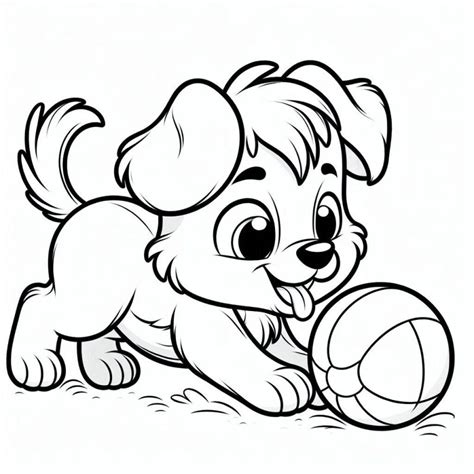 Desenho Para Colorir Cachorro