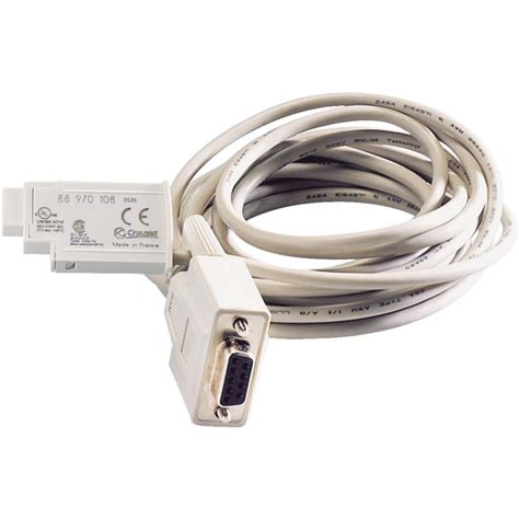 Crouzet 88970102 Millenium 3 Serial Pc Connection Cable 3m Rapid Electronics
