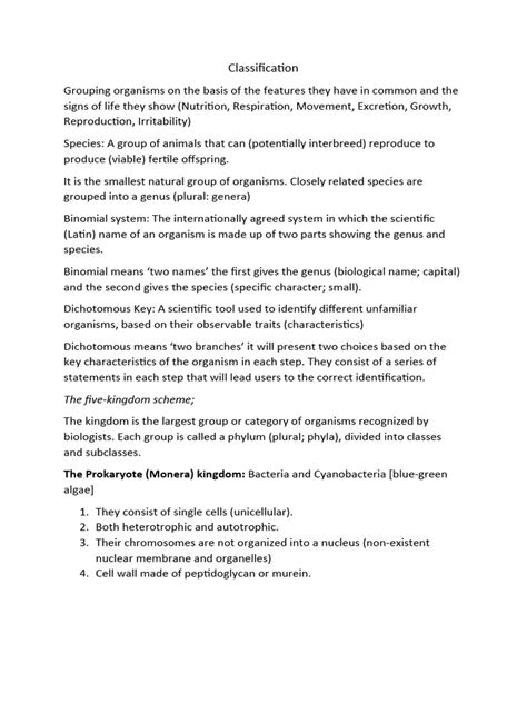 Classification Chp 2 Bio Pdf Virus Reptile
