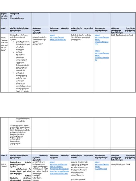 კურიკულუმი მე 3 კლასი Pdf