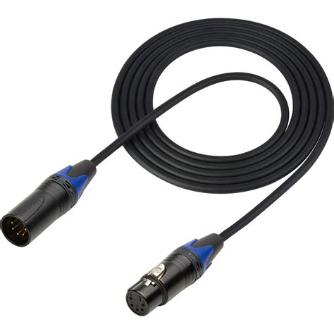 Sescom Dmx 5 Pin Xlr Male To 5 Pin Xlr Female Cable Dmx 5 Bandh