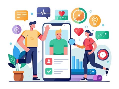 Digital Mobile Trends Analysis Smartphone Displaying Analytics Data