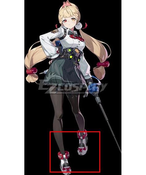 Zenless Zone Zero Alice Black Cosplay Shoes