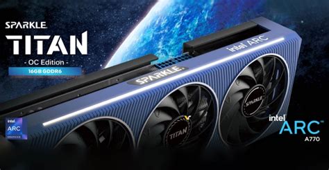 Sparkle Intel Arc A Titan Oc Edition A Titan Gamingdeputy Japan