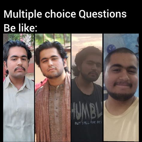 Multiple Choice Questions Be Like GAG