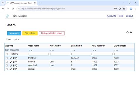 Freebsd 14 Openldap Ldap Account マネージャー Server World