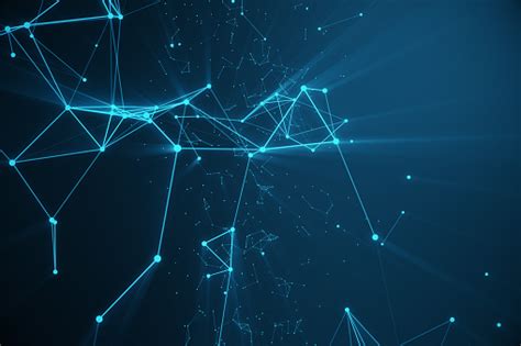 기술 연결 미래 모양 파란색 점 네트워크 추상적인 배경 파란색 배경 개념의 네트워크 인터넷 통신 3d 렌더링 0명에 대한 스톡 사진 및 기타 이미지 Istock